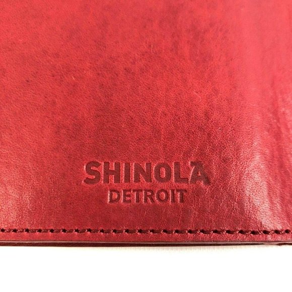 Shinola | Office | Shinola Red Leather Journal Cover 8pg Notebook And ...